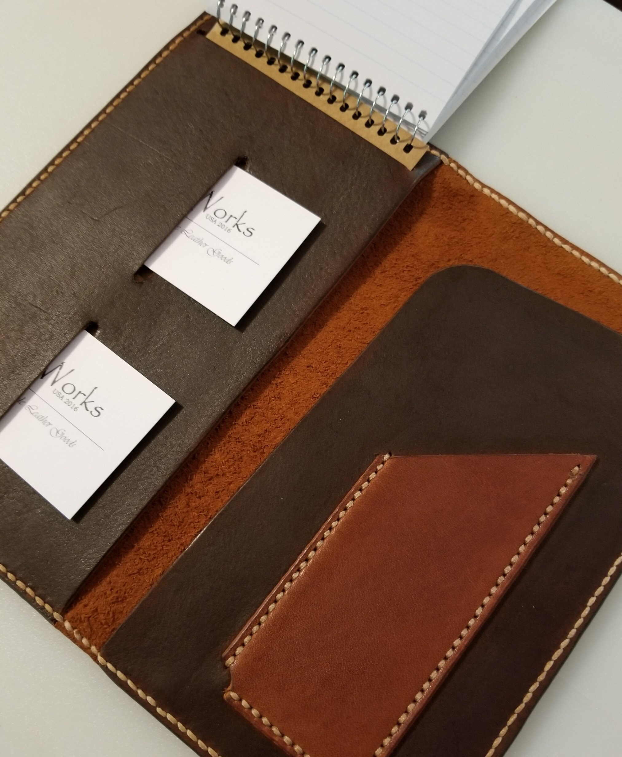 Portage Reporter Notebook Leather Cover for Lefties Too! - Etsy