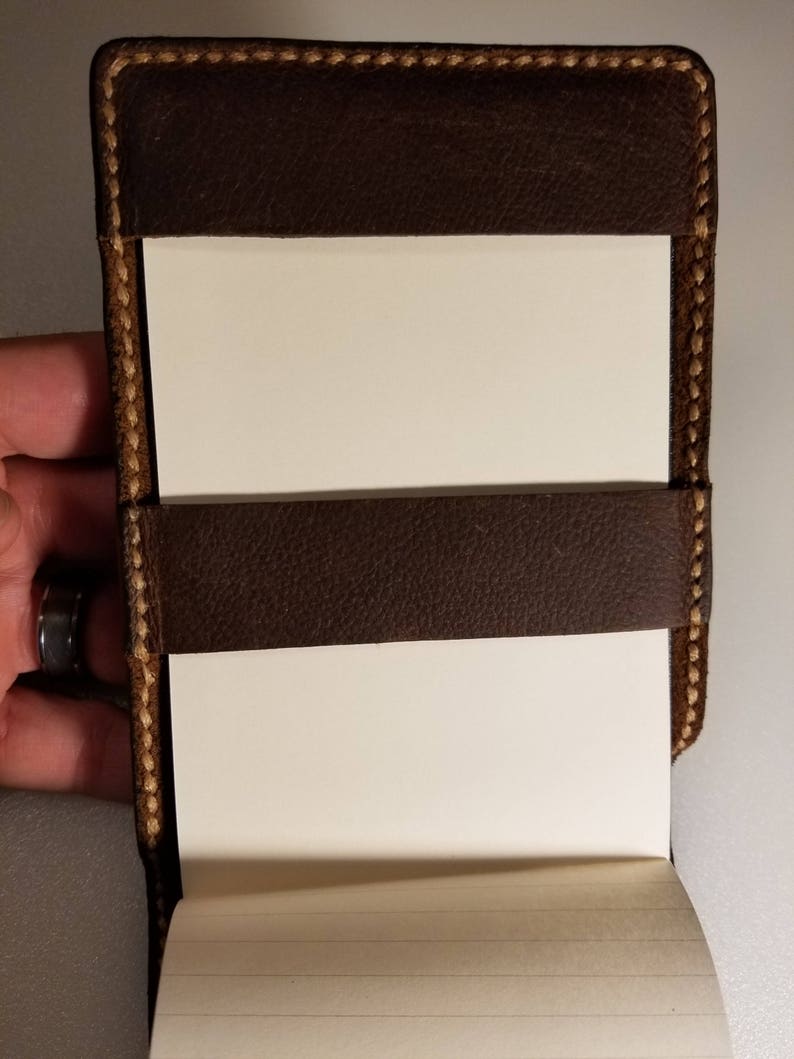 Reporters or Flip Style Notebook Leather Cover Refillable - Etsy