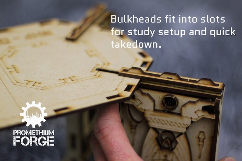 5" Tall Bulkhead Terrain Set - Digital Download for Laser Cutting (.svg ...