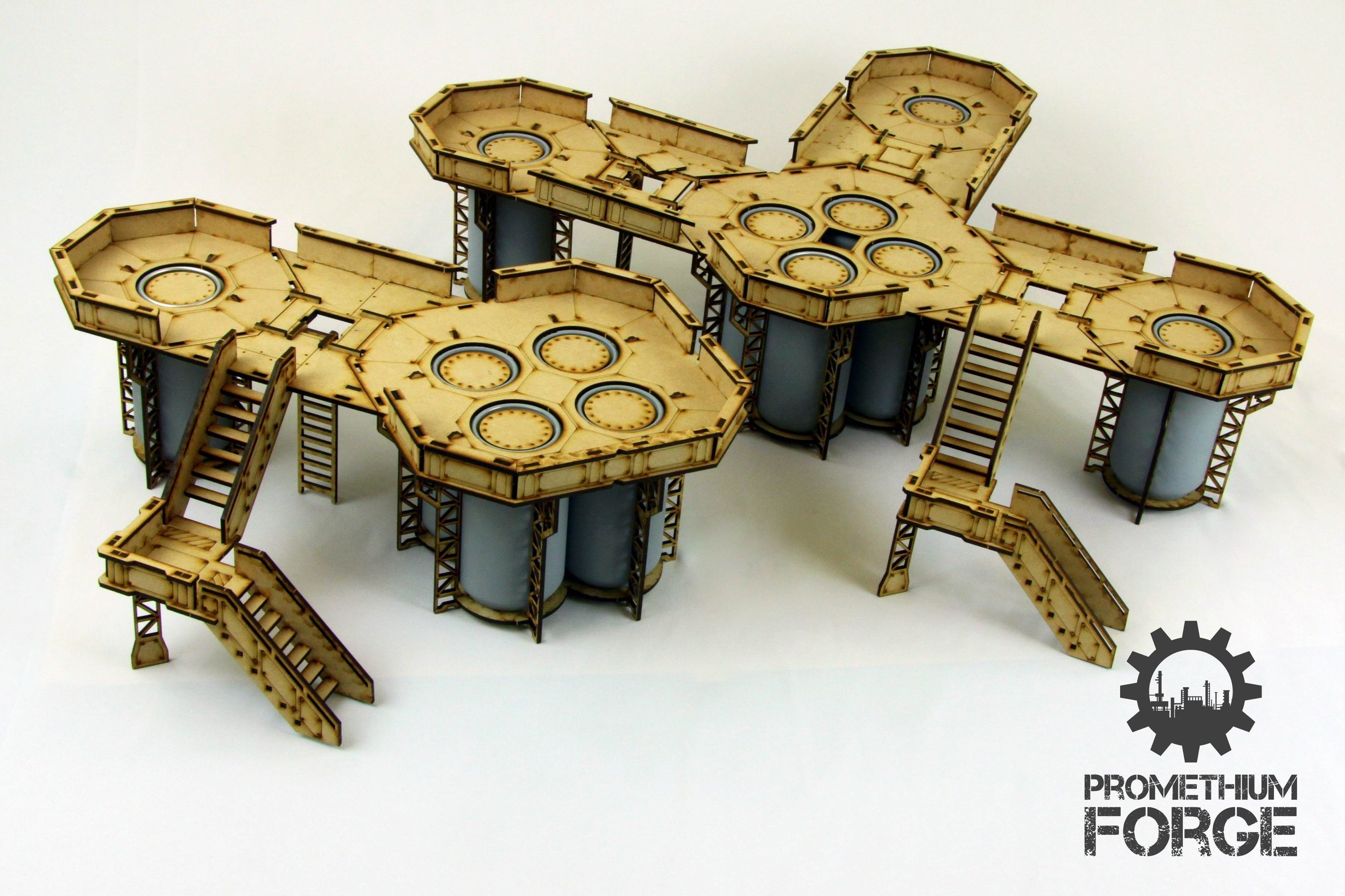 Can Tower Terrain Set Digital Download for Laser Cutting .svg, .ai ...