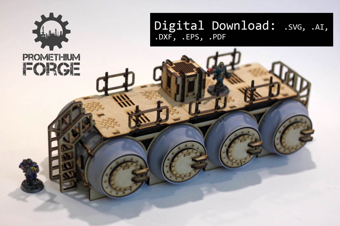 Quad Horizontal Can Tower Terrain Kit - Digital Download for Laser ...