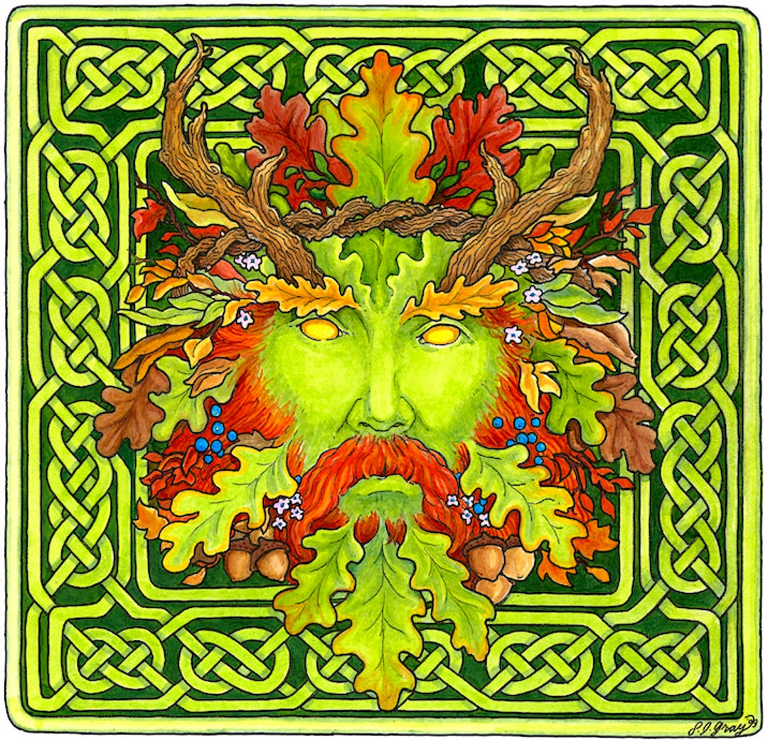Oaken Folks "green Man" - Etsy