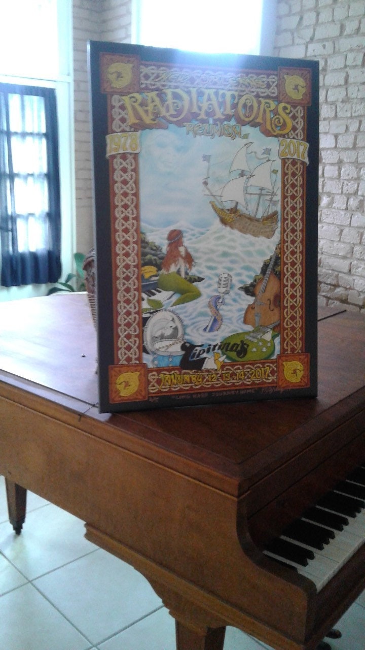 The Radiators 39th Anniversary Poster 2017 "long Hard Journey Home" - Etsy