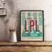 Liverpool Airport Tag UK Travel Poster LPL Luggage Tag - Etsy