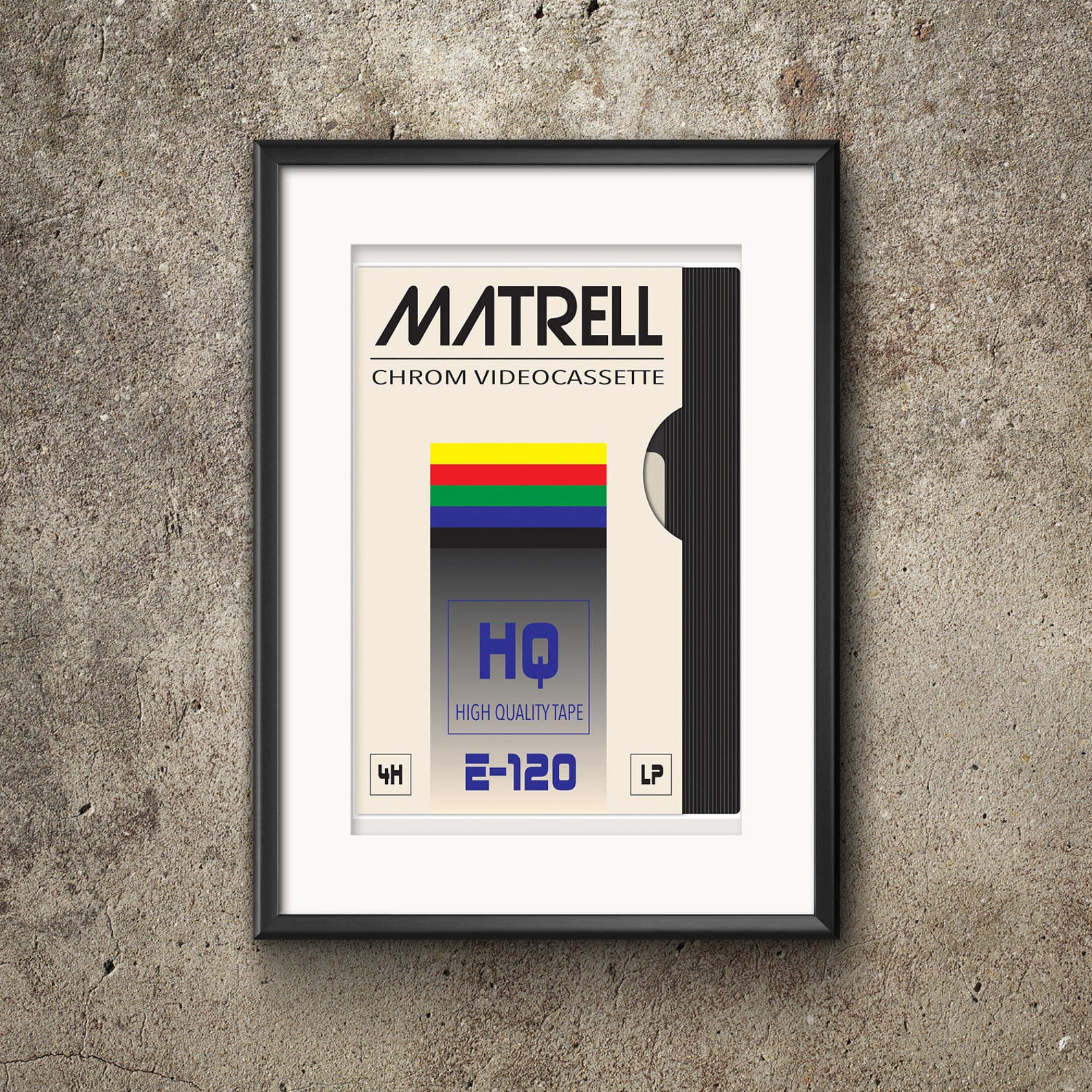 White VHS Casette Retro Wall Art Retro VHS Print Vintage - Etsy