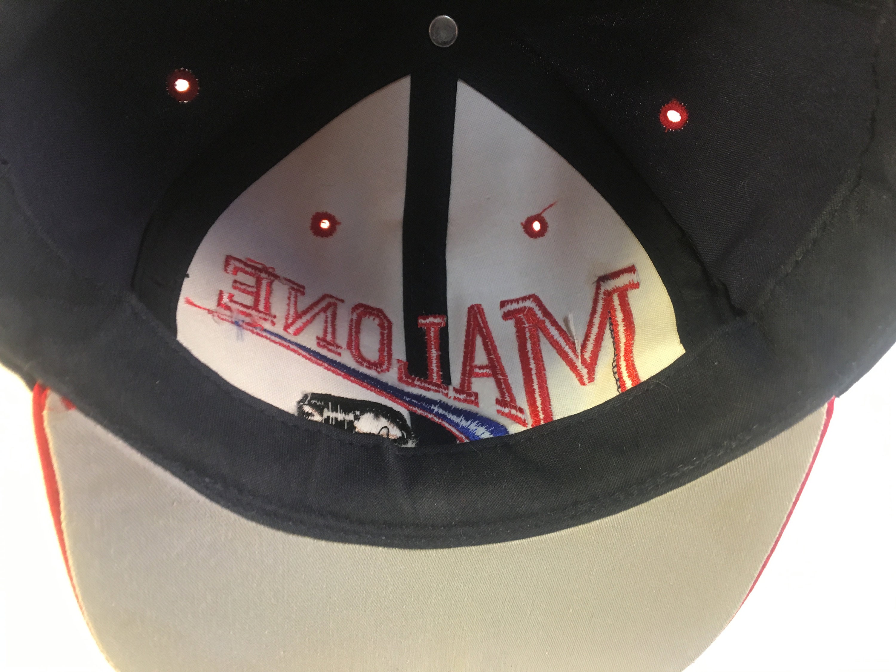 VTG Headmaster Malone College Pioneers NCAA Snapback Hat Navy - Etsy