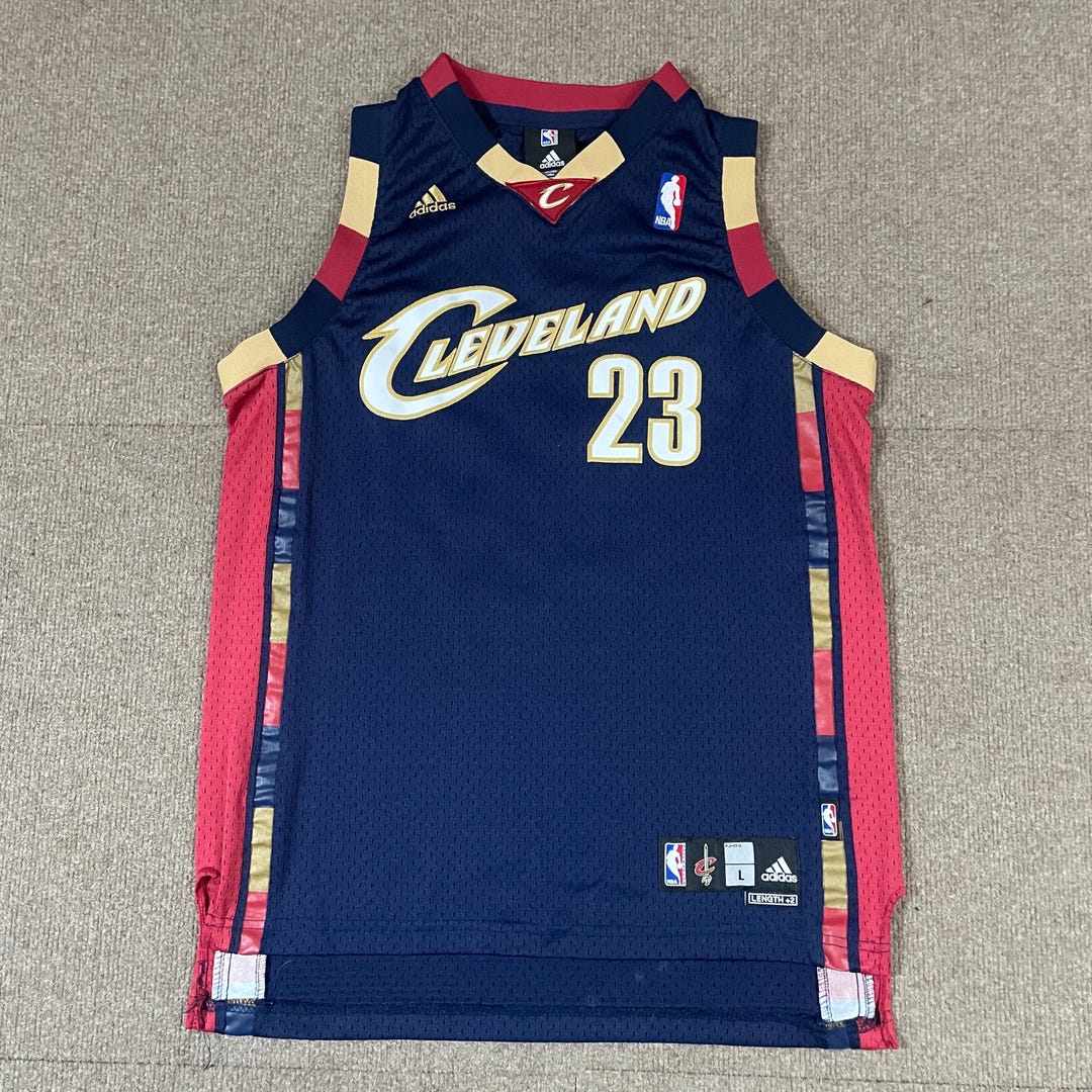 VTG Adidas Lebron James Cleveland Cavaliers Rookie Jersey #23 Youth ...