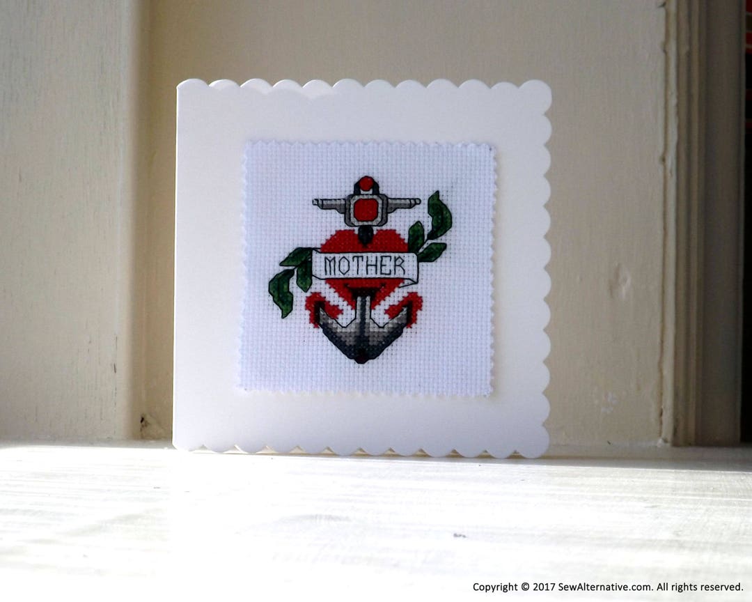 Traditional Anchor Cross Stitch Pattern - Etsy