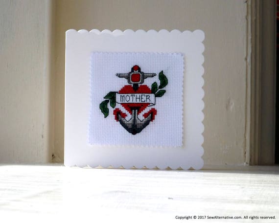 Traditional Anchor Cross Stitch Pattern | Etsy