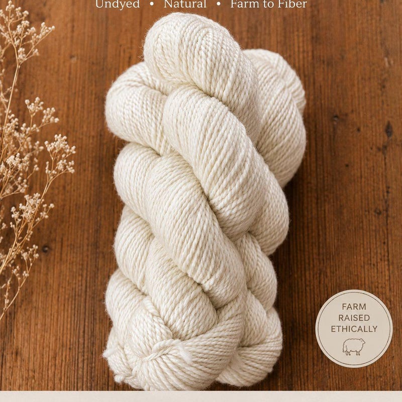 100% Raw Wool Yarn - Etsy