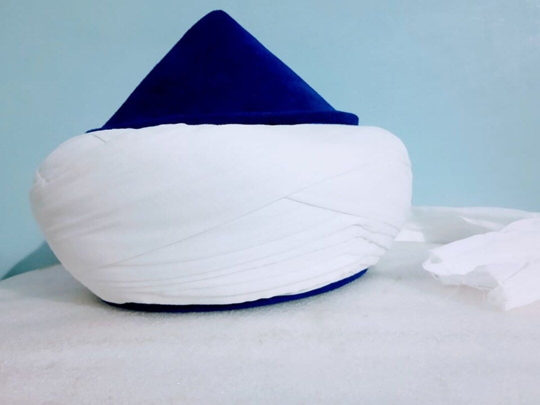 Handmade Navy Blue Naqshbandi Imamah Turkish Turban Cap - Etsy UK