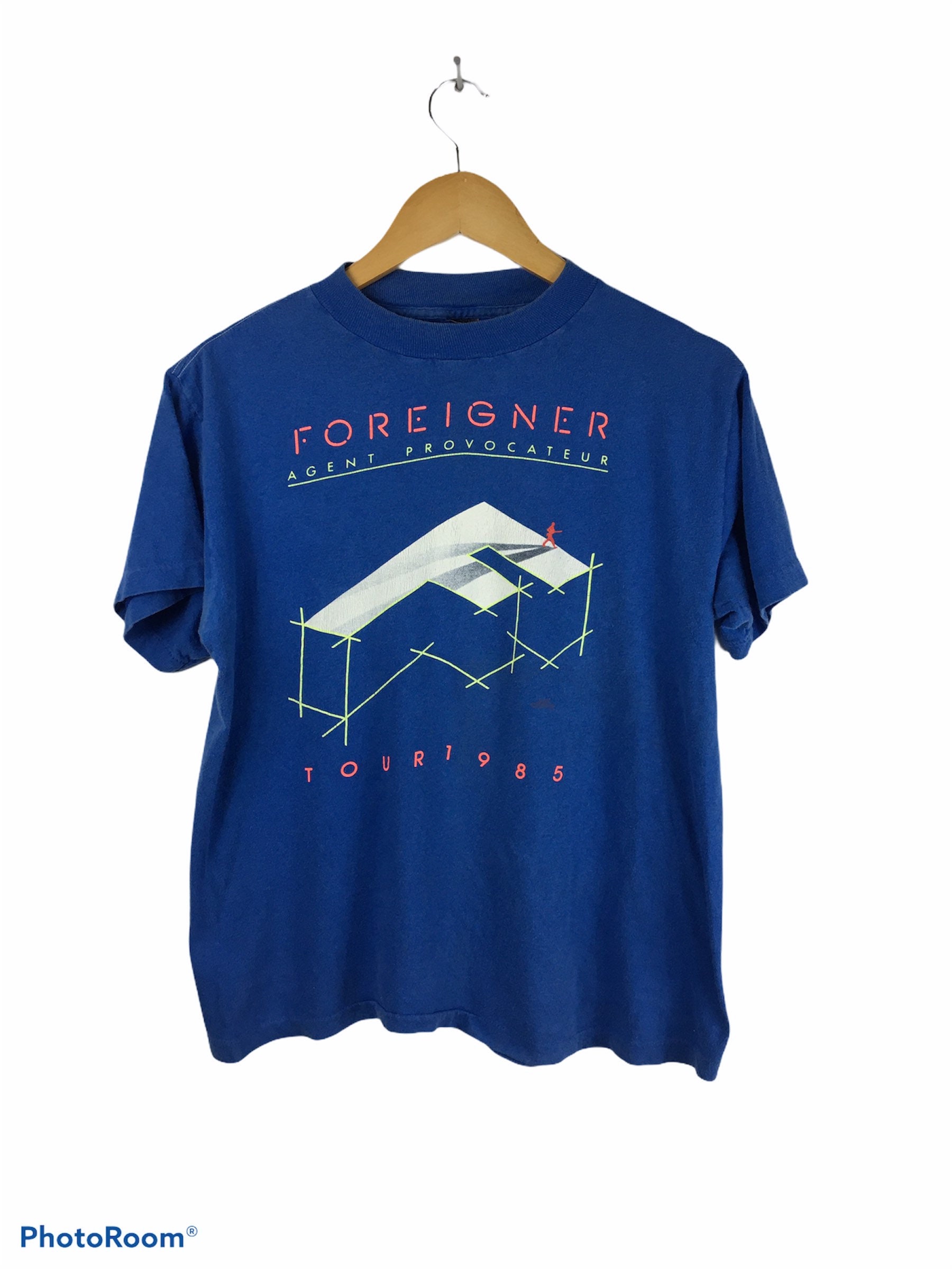 Vintage Foreigner Agent Provocateur 1985 Tour Band Shirt - Etsy