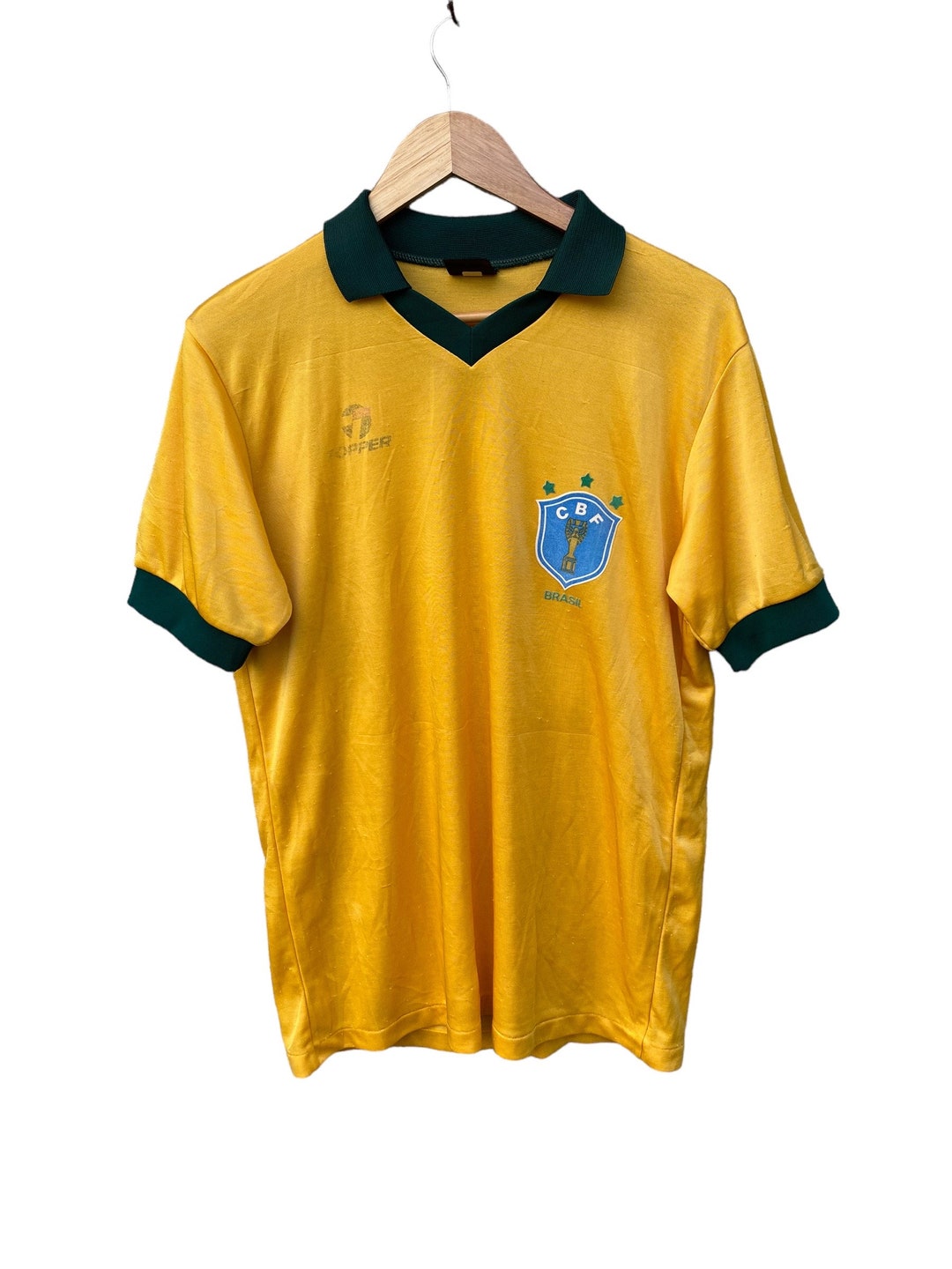 Vintage Brasil 1986 World Cup Topper Jersey / Shirt - Etsy