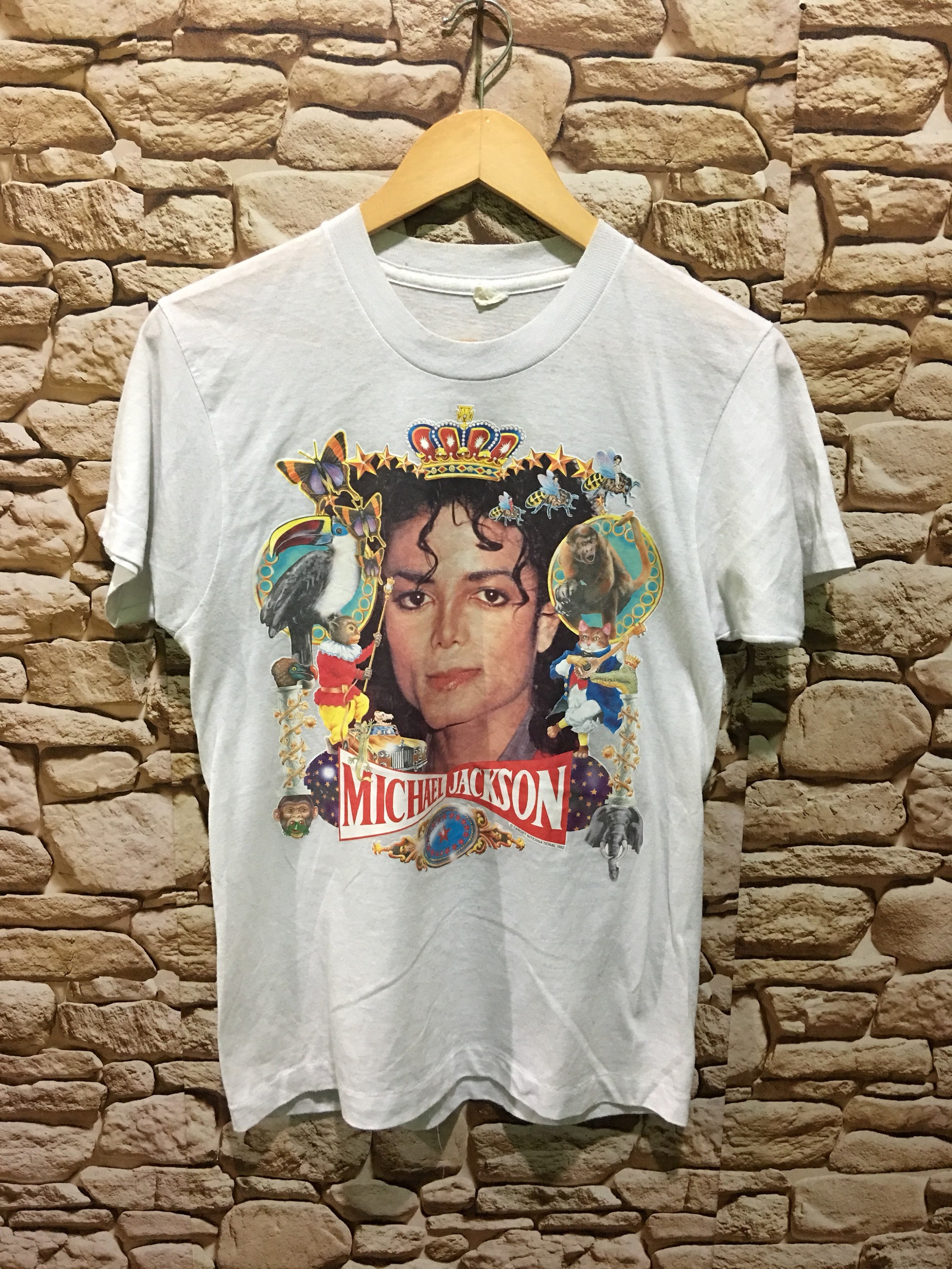 Rare Vintage 90s Michael Jackson King of Pop Band Tour Iron on - Etsy