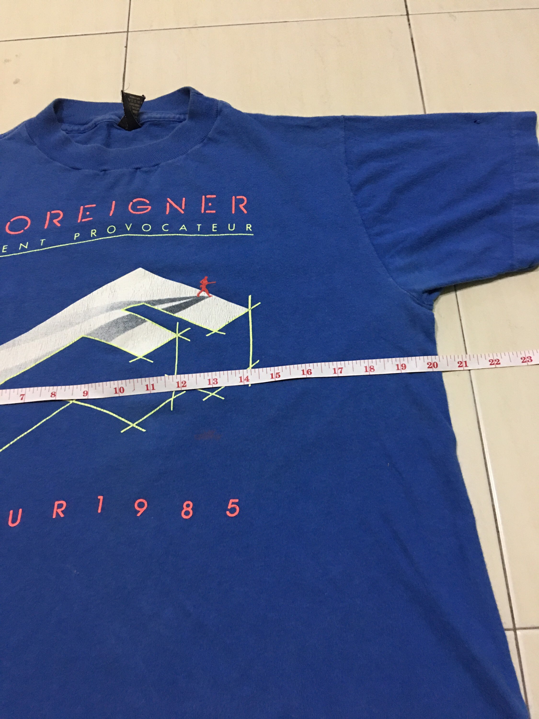 Vintage Foreigner Agent Provocateur 1985 Tour Band Shirt - Etsy