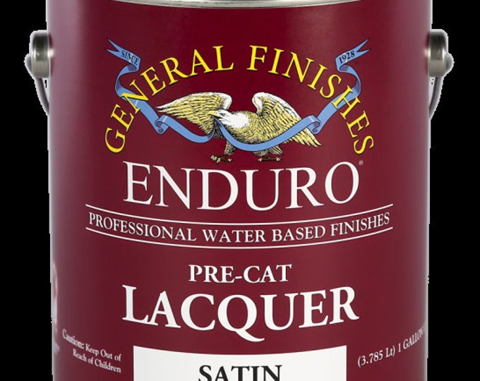 General Finishes Enduro Pre-cat Lacquer Gallon FREE SHIPPING - Etsy