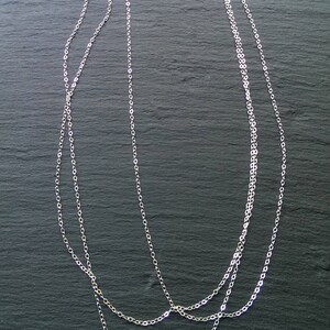 Triple Layer Necklace - Necklace Silver Set - Multistrand Necklace ...