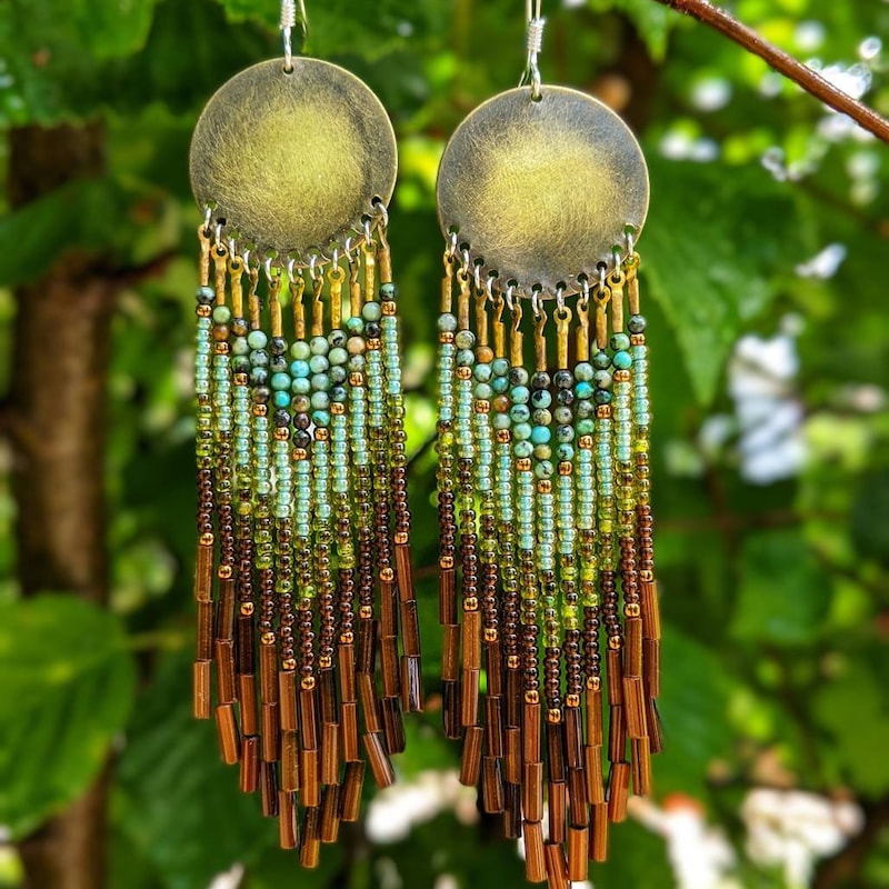 Seed Bead Earrings - Etsy