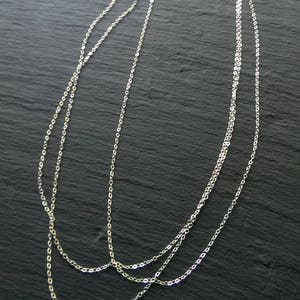 Triple Layer Necklace - Necklace Silver Set - Multistrand Necklace ...