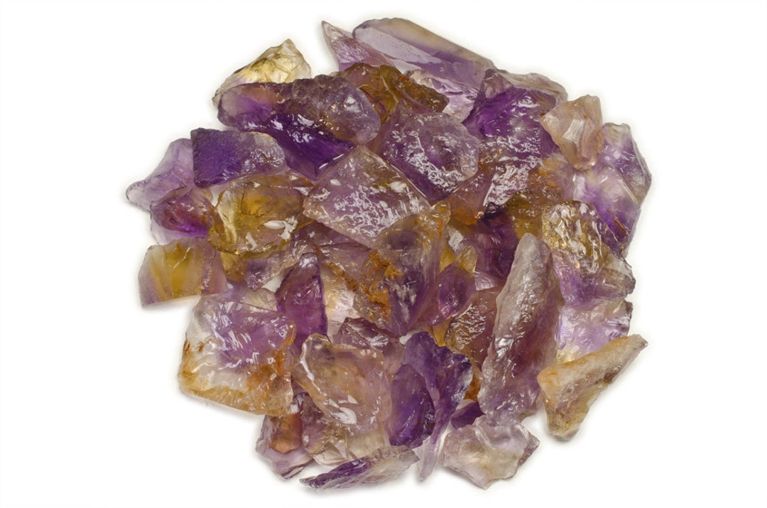 Hypnotic Gems Materials: 1 Lb Rough Bulk Ametrine Stones From - Etsy