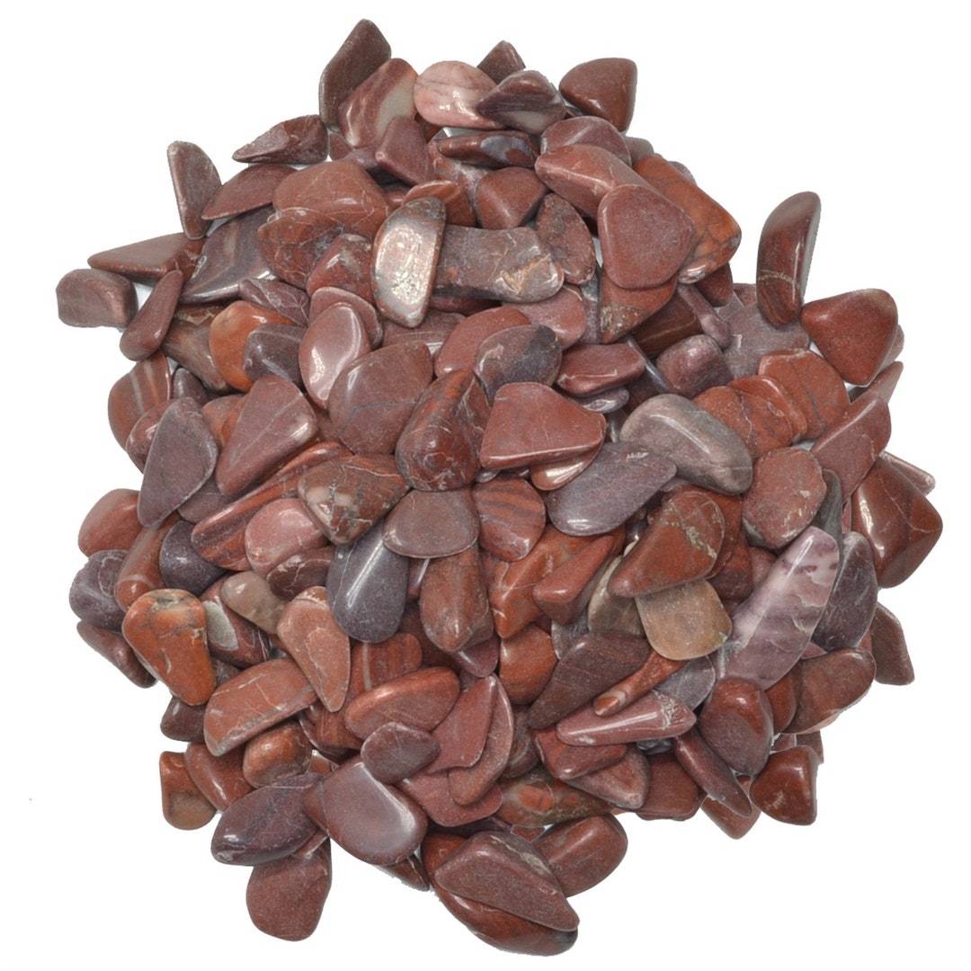 Hypnotic Gems: 1/2 Lb Red Striped Dolomite Tumbled Stones Grade 1 ...