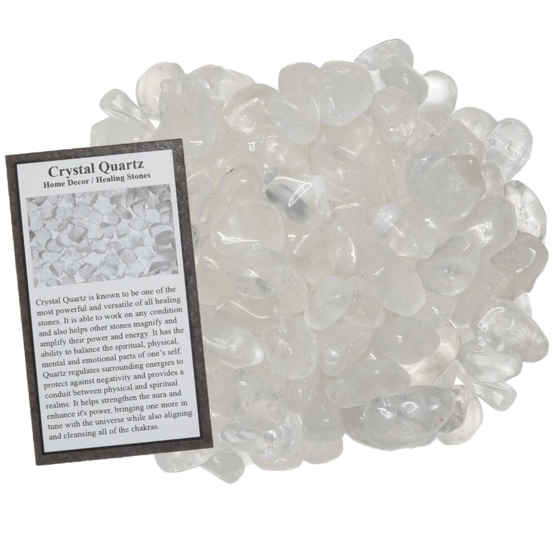 Hypnotic Gems: 1 Lb Crystal Quartz Tumbled Stones Grade 1 - Etsy