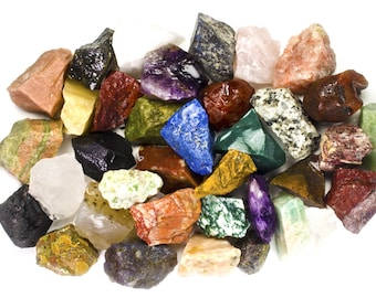 Hypnotic Gems: 4 Lbs of Bulk Rough INDIA Stone Mix - Over 25 Stone ...