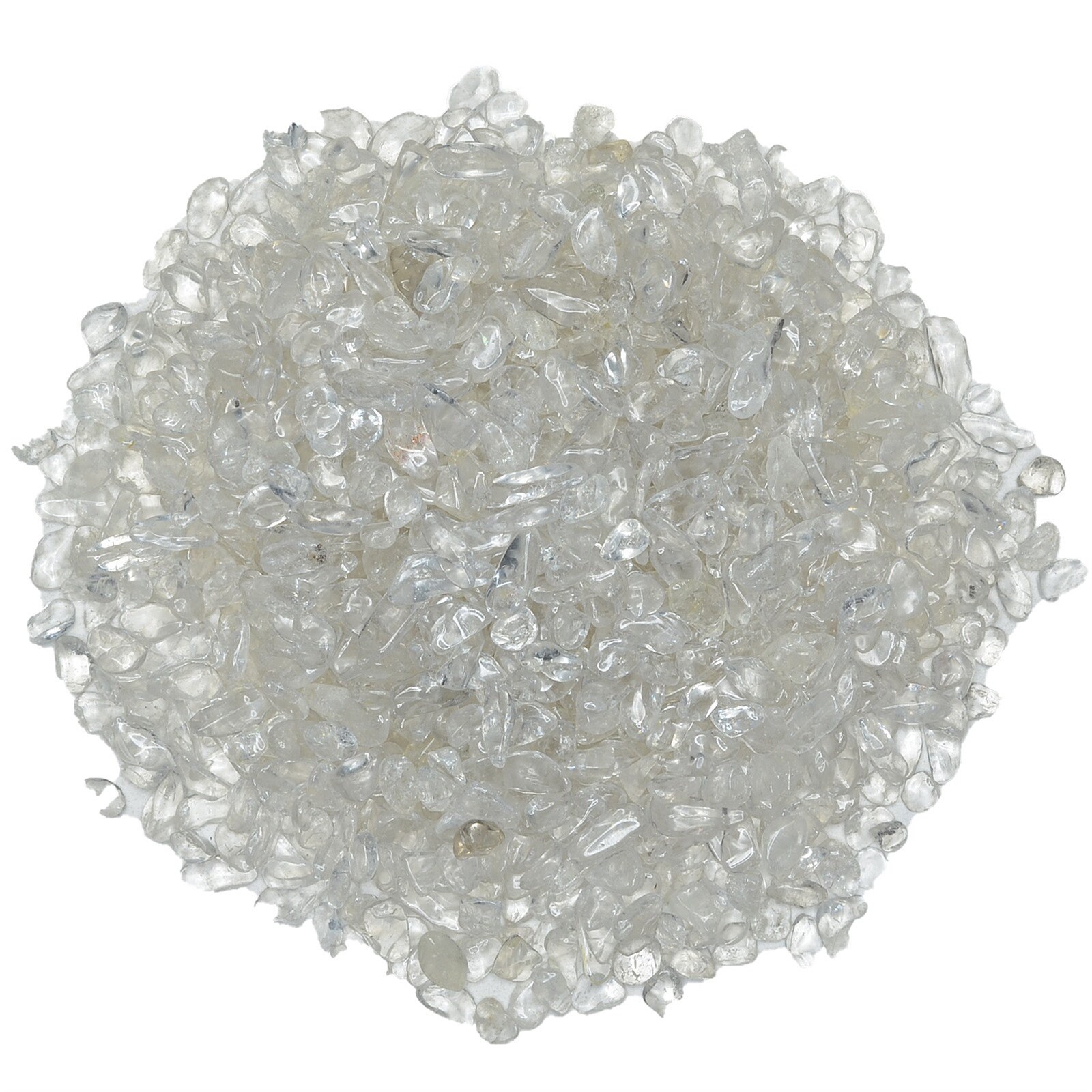 Hypnotic Gems: 1/2 Lb of Tumbled Crystal Quartz Natural Rock Chips With ...
