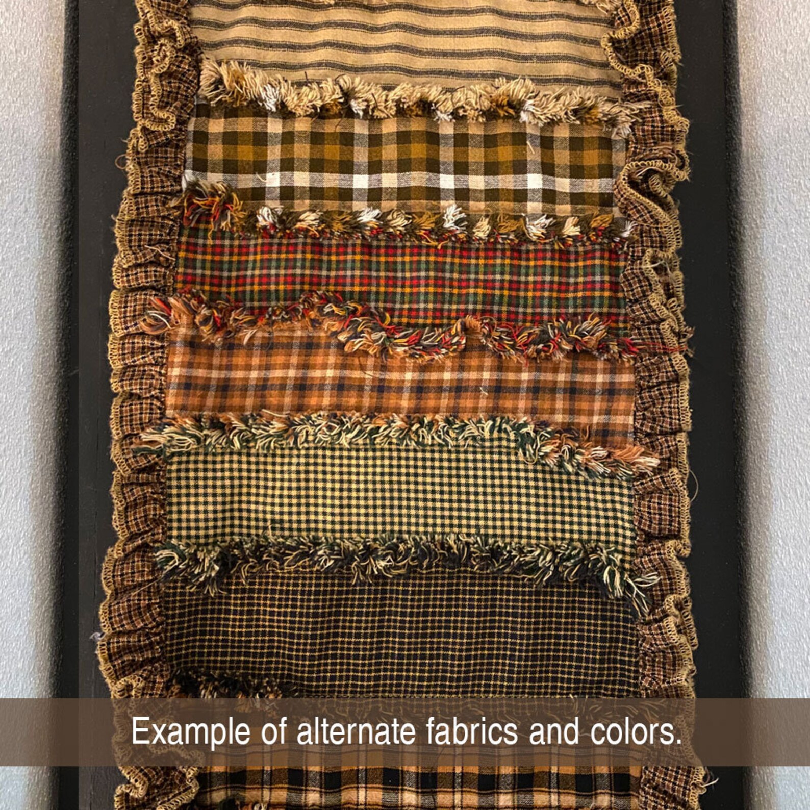 Rag Strip Table Runner Pattern digital Download - Etsy
