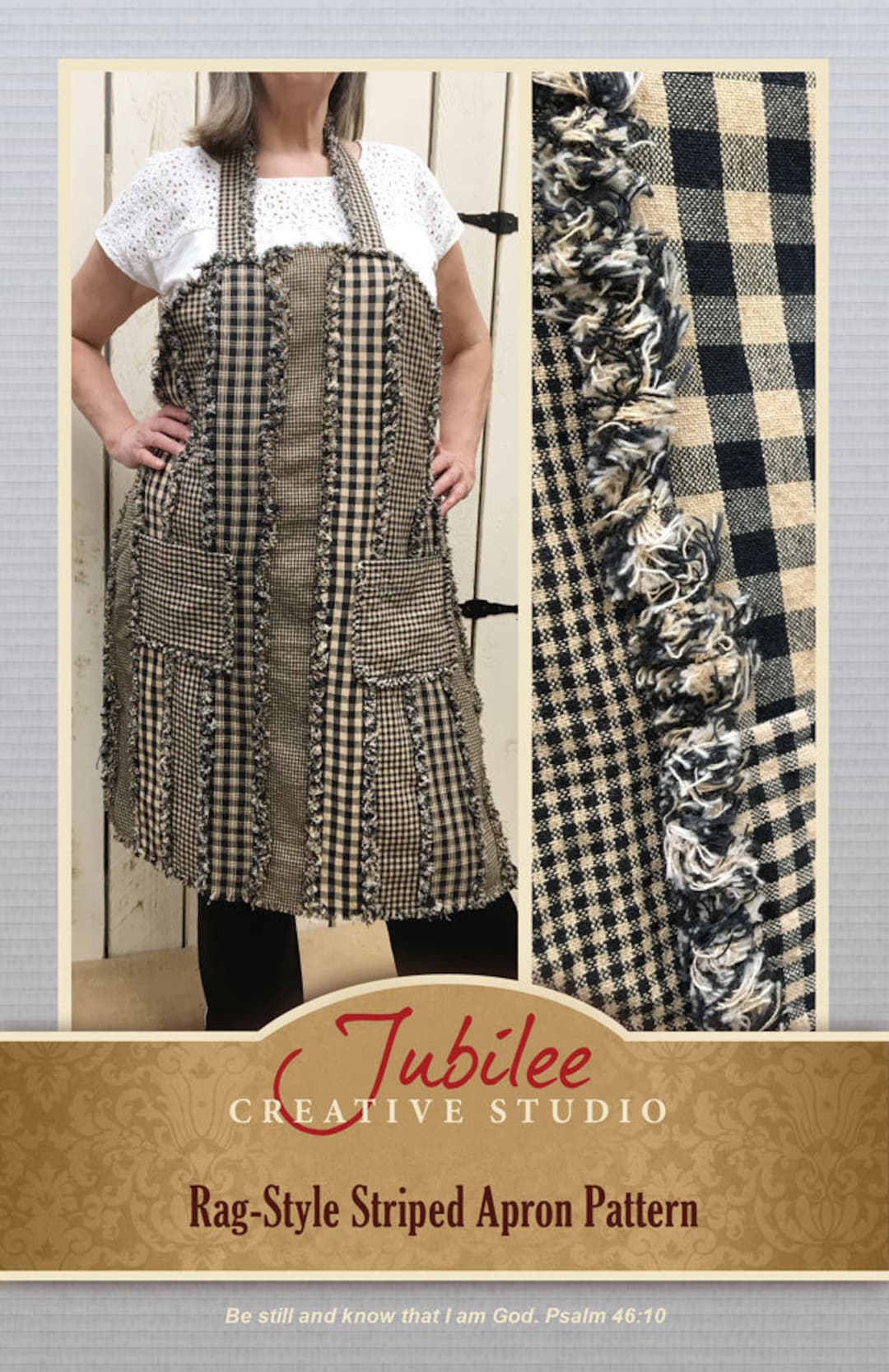 Ragged Stripe Apron Pattern - Digital - Etsy