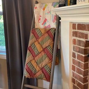 Basket Weave Ragged Quilt Throw Pattern - Digital Download | Autumn ...