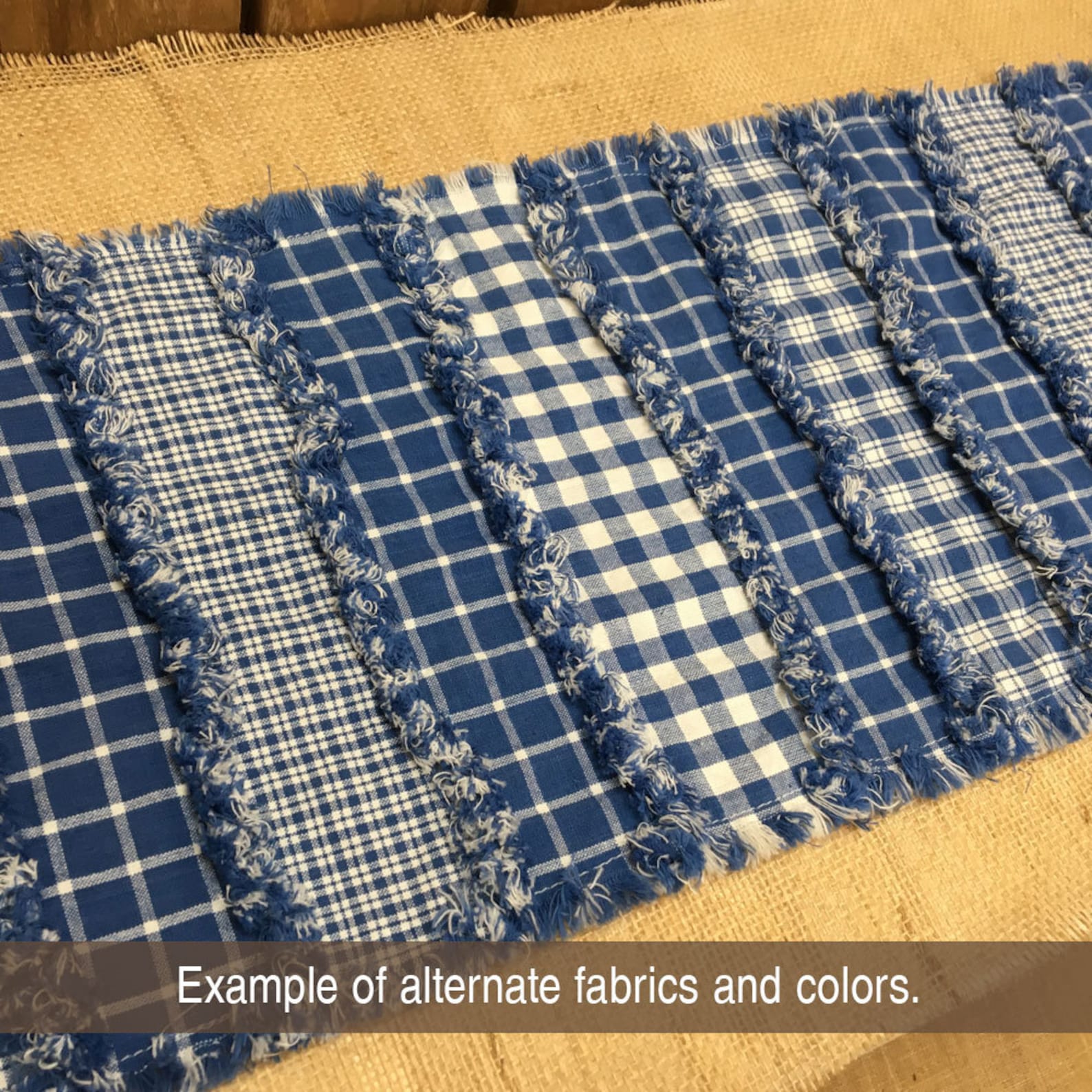 Rag Strip Table Runner Pattern digital Download - Etsy