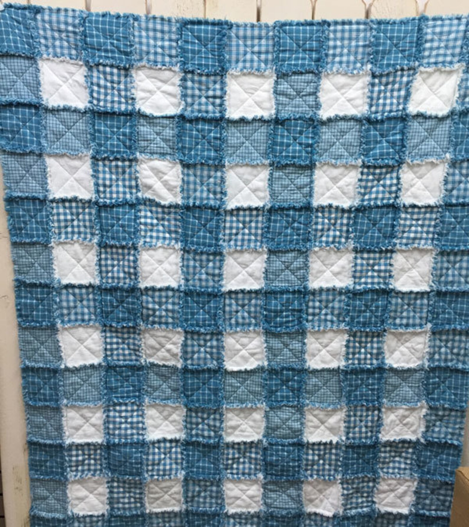 Perfectly Plaid Rag Quilt Pattern Digital Download - Etsy