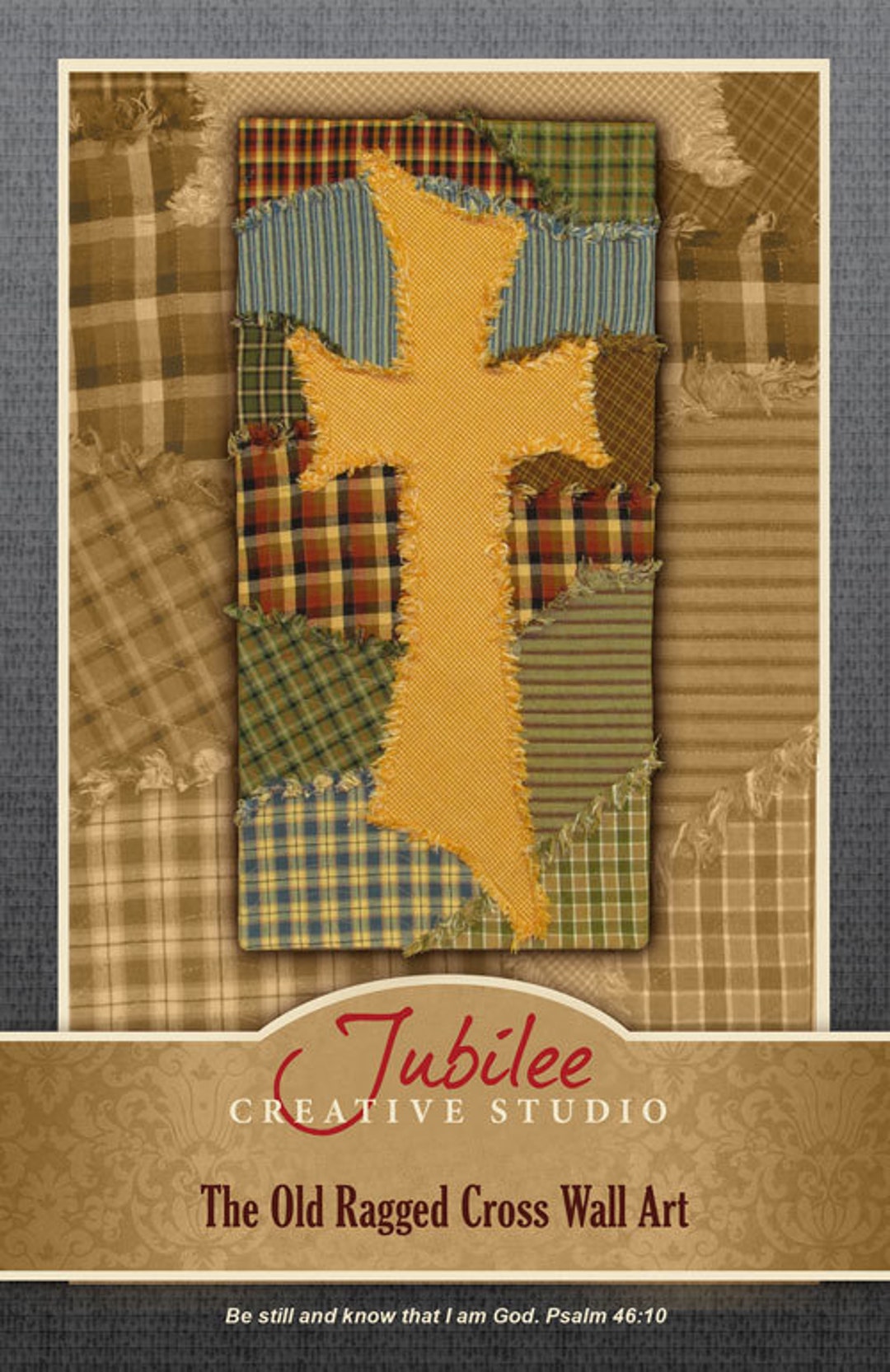 The Old Ragged Cross Wall Art Pattern - Digital Download - Etsy