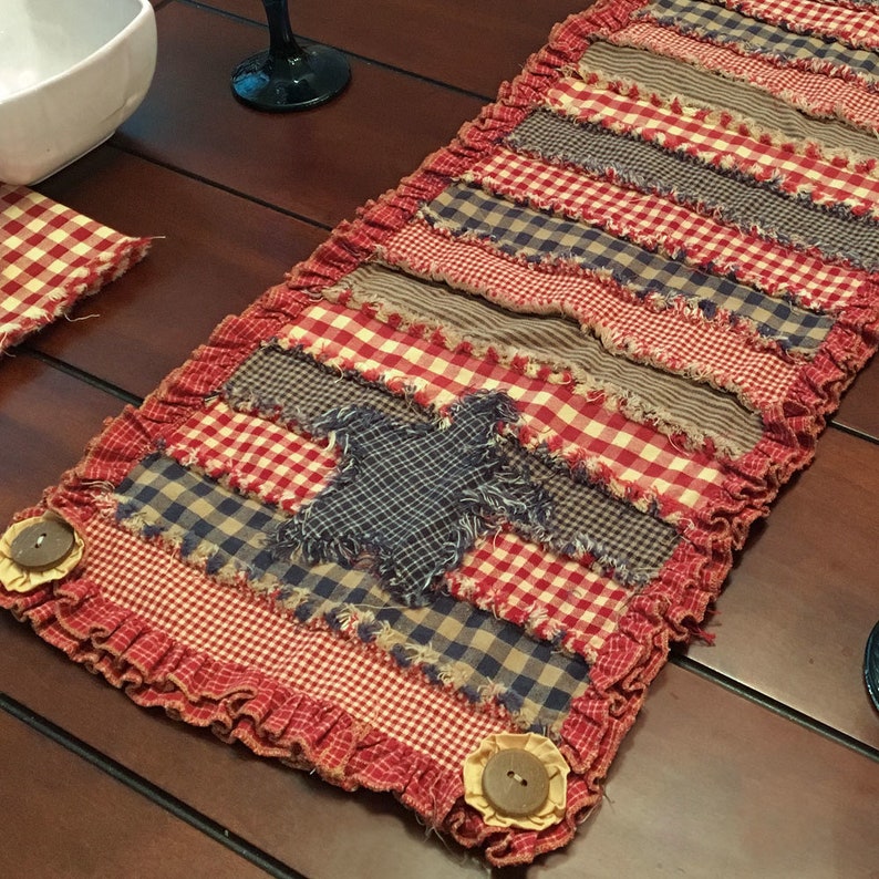 Rag Strip Table Runner Pattern digital Download - Etsy