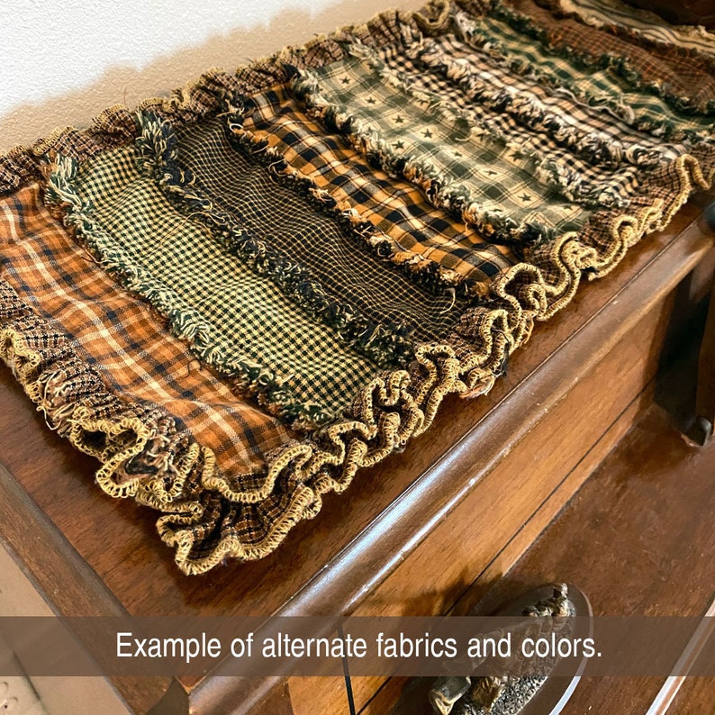 Rag Strip Table Runner Pattern digital Download - Etsy