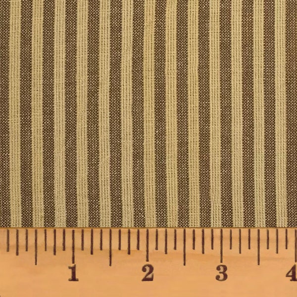 Brown Stripe Fabric - Etsy