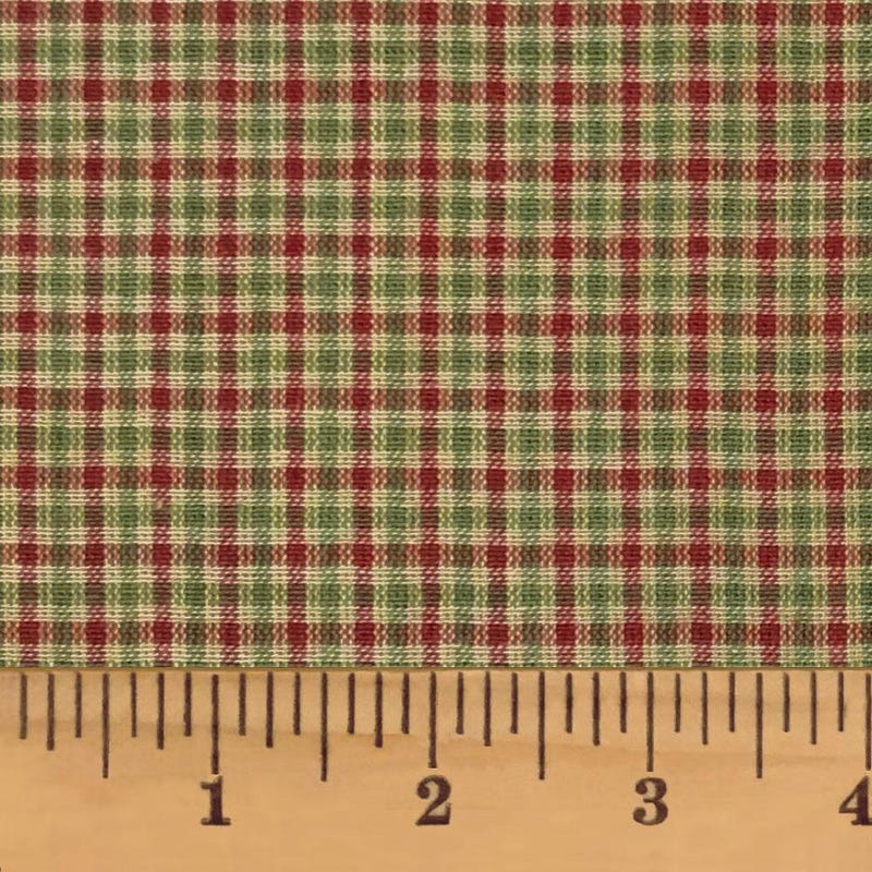Red Green Fabric - Etsy