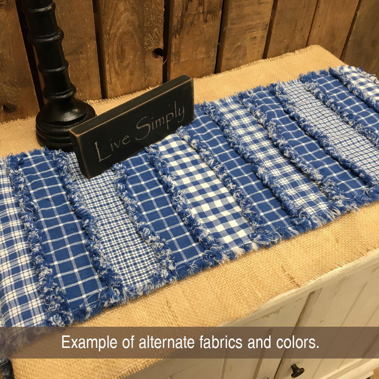 Rag Strip Table Runner Pattern digital Download - Etsy