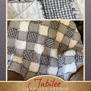 Gala Gingham Rag Quilt Pattern - Digital Download - Etsy