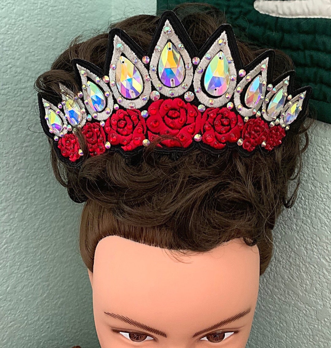 Rose Tiara - Etsy