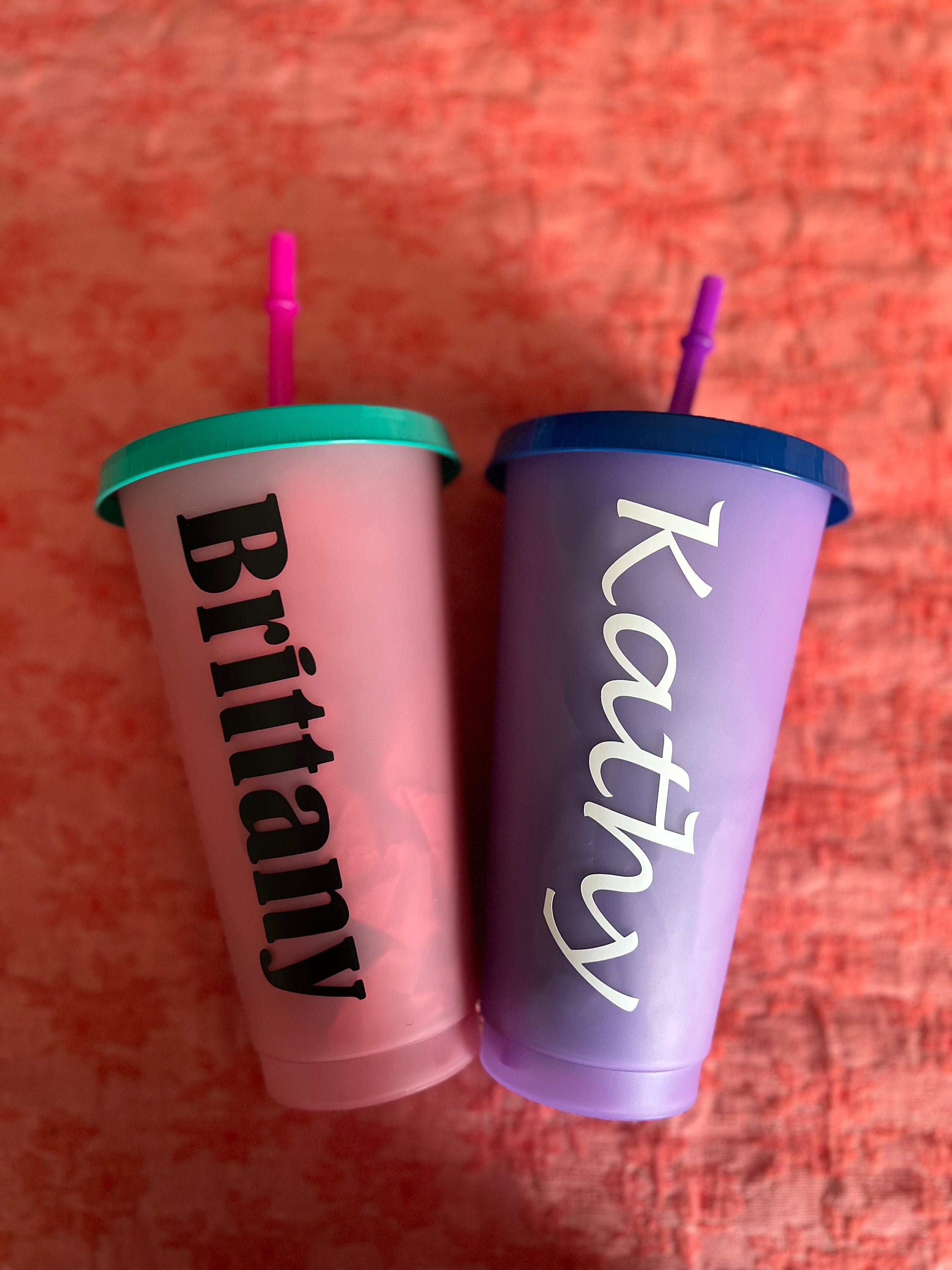 24oz Personalized Color Changing Cup, Besties Gift, Bridesmaids Gifts ...