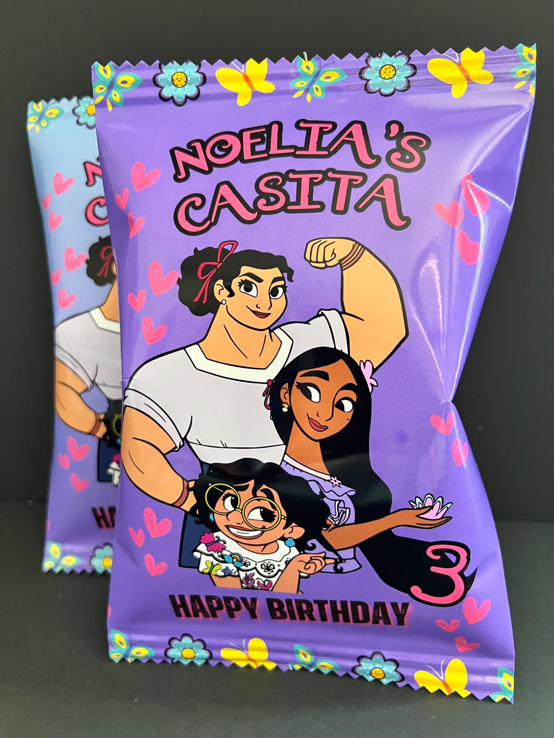 Encanto Party Favors, Personalized Kids Birthday Chip Bag, Mirabel ...