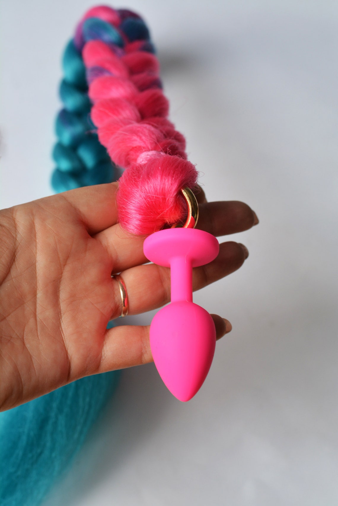 Unicorn Tail Butt Plug / Beginner Anal Plug / Purple Silicone - Etsy Australia