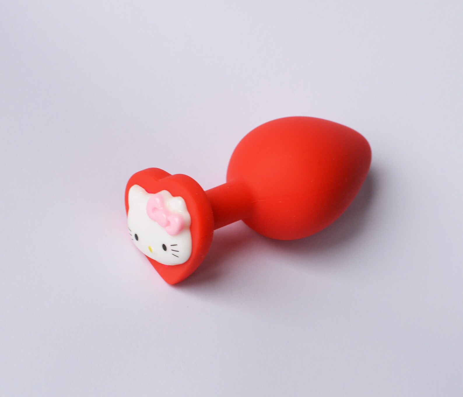 Red Heart Butt Plug Beginner Silicone Sex Toy Sparkle Shaped Etsy