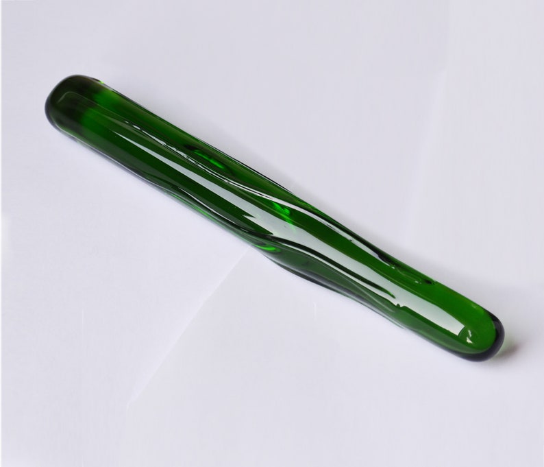 8 Cucumber Glass Dildo Green Wand Sex Toy Eggplant Etsy