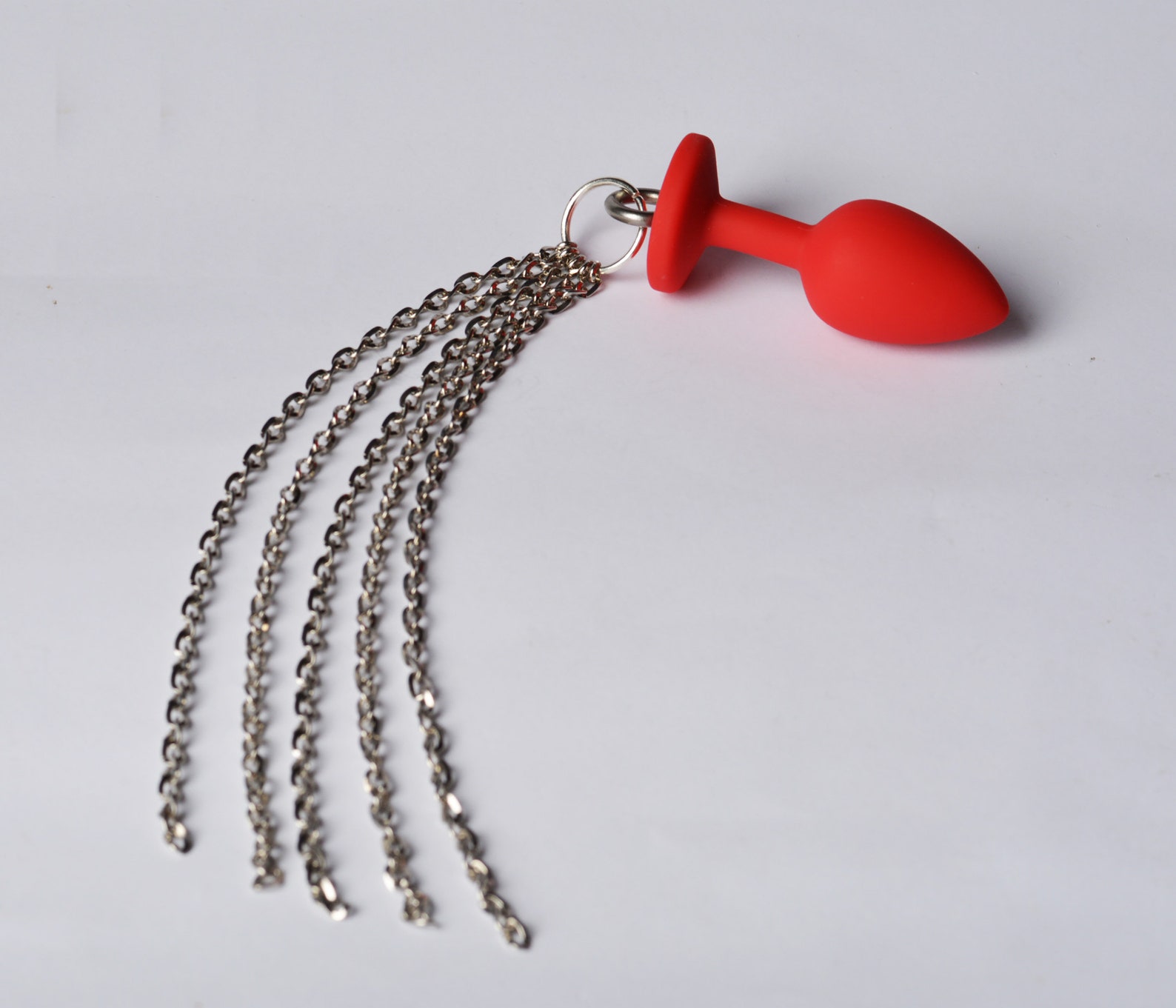 Red Chain Anal Plug Butt Plug With Chain Tail Anal Sex Toy in - Etsy