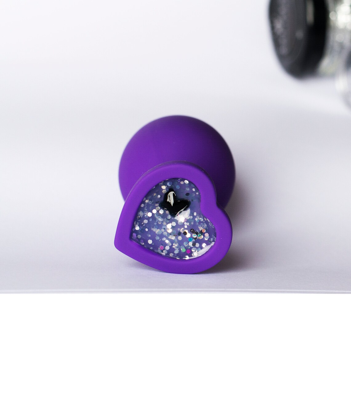 Red Heart Butt Plug Beginer Silicone Sex Toy Sparkle Shaped Etsy
