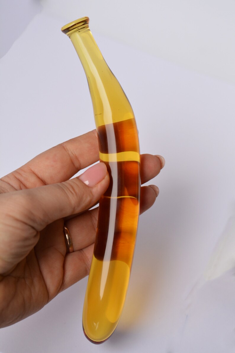 Vegan Glass Wand Dildo Sex Toy Eggplant Banana Cucumber Etsy