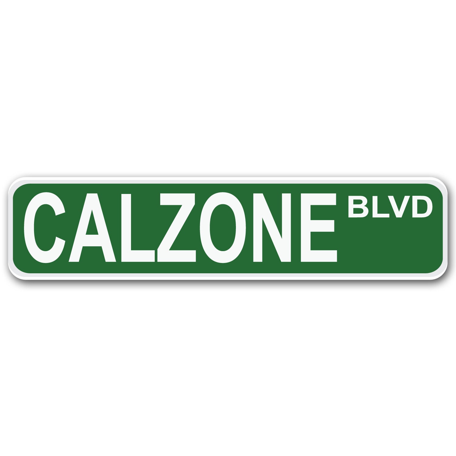 Calzone Blvd 4 X 17 Aluminum Street Sign - Etsy